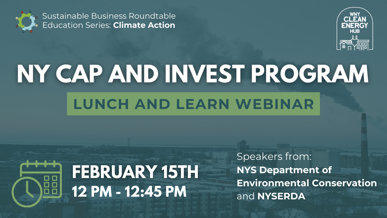 NYS Cap & Invest Webinar - WNY Sustainable Business Roundtable